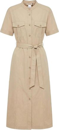 Twinset Robe Au Genou - Gris Clair