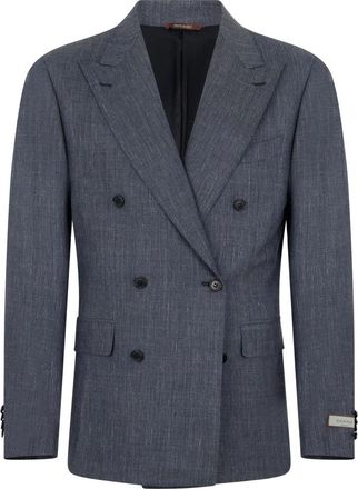 Canali Homme, Vestes, Bleu, Taille: M Vestes