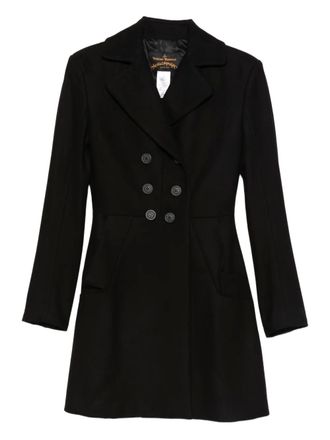 Vivienne Westwood manteau &agrave; boutonni&egrave;re crois&eacute;e (2015-2016) - Noir