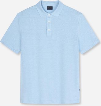 Olymp Poloshirt aus hochwertigem Leinen, unifarben