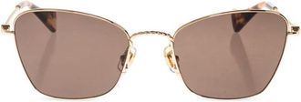 Valentino Garavani Geometrische Cat-Eye-Sonnenbrille - - Accessories - unisex - Gelb - 52 MM