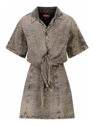 Diesel Robe Courte - Gris