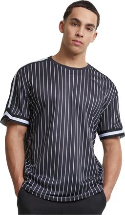 Urban Classics Herren T-Shirt Oversized Striped Mesh Tee, lässiges Mesh T-Shirt für Männer, gestreift, Regular Fit, Größen S - 5XL
