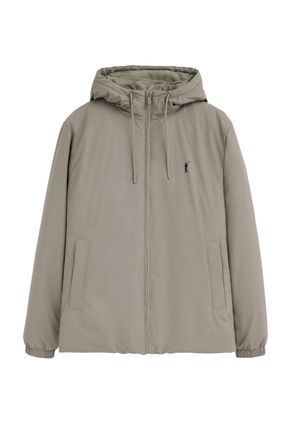 Polo Club Jacke Dorsey steingrau mit Rigby Go Logo