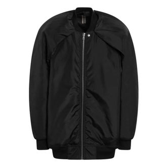 Rick Owens Schwarze Bomberjacke - - Jackets - Herren - Schwarzk - M