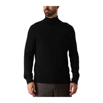 Selected Merino Rollkragen Strickpullover - - Knitwear - Herren - Schwarzk - 2XL