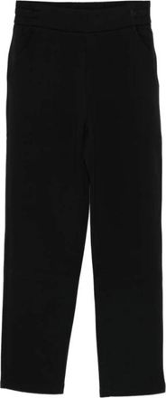 Emporio Armani Femme, Pantalons, Noir, Taille: 42 FR Comfort Double Jersey Pantalons