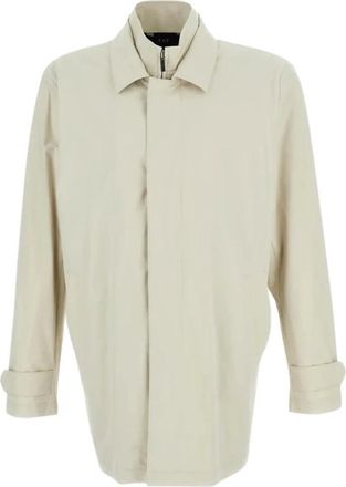 Fay Homme, Manteaux, Beige, Taille: XL Manteau Morning Stretch