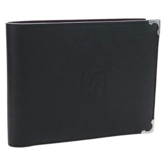 Cartier Portefeuille Bifold Vintage Pre-owned - Femme - Pre-owned - Noir - Taille: ONE Size