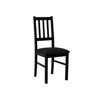 Mirjan24 Chaise Victorville 146, Noir, 94x43x40cm, Tapisserie, En bois, Bois, Mobilier d&eacute;j&agrave; assembl&eacute;
