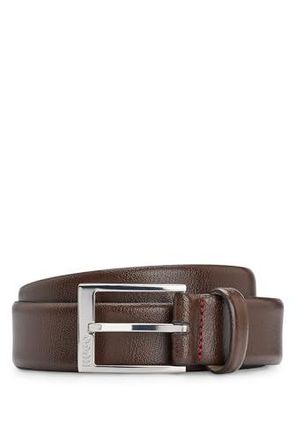 HUGO BOSS Gellot_sz35, Ceinture Homme, Marron (Dark Brown 202), 90 (Taille fabricant: 90| 90| 674)