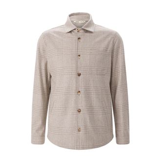 Maurizio Baldassari Surchemise Solferino - Homme - Vestes - Beige - Taille: XL
