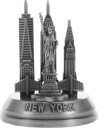 Artibetter SEWACC Ikonisches Metallmodell New York Wahrzeichen Vintage Schrankornament 7X7X87cm Robuste Metallfigur als Heimdekoration und Sammlerst&uuml;ck