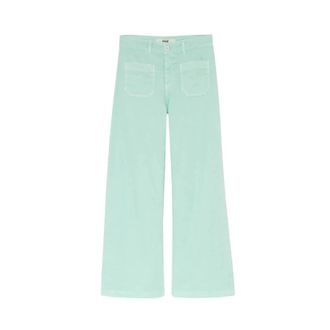 Five Jeans Lucia Wide Hosen - - Trousers - Damen - Gr&uuml;n - W32