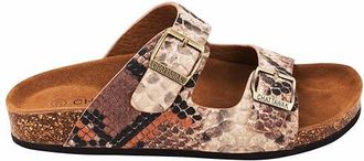 Chattawak Femme Mule Confort Double Boucles Orphee Serpent Choco, 40
