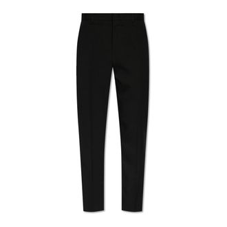 Jil Sander Wollhose mit Bundfalten - - Trousers - Herren - Schwarzk - L