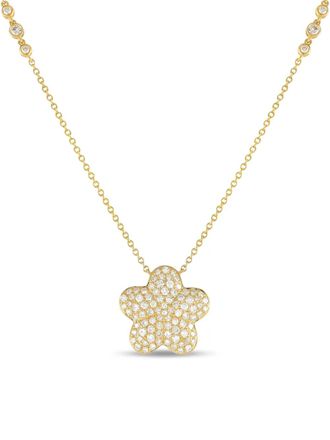 Luxury Bazaar collier Flower en or 18ct pavé de diamants