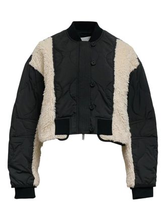 3.1 Phillip Lim veste matelassée à empiècements imprimés - Noir