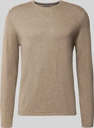 Christian Berg Strickpullover aus Baumwolle mit Rundhalsausschnitt