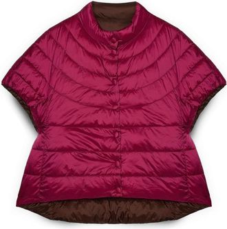 Fiorella Rubino Veste courte matelass&eacute;e r&eacute;versible - Femme - Vestes - Rouge - Taille: 56 FR
