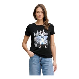 DKNY Dkny - T-shirt en Modal - Femme - Tops - Noir - Taille: 40 FR