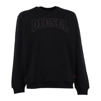 Diesel Herren, Sweatshirts & Hoodies, Schwarzk, XLGr&ouml;&szlig;e
