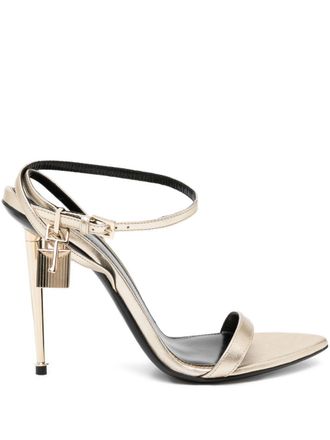 Tom Ford Womens Sandals Padlock Gold Lambskin