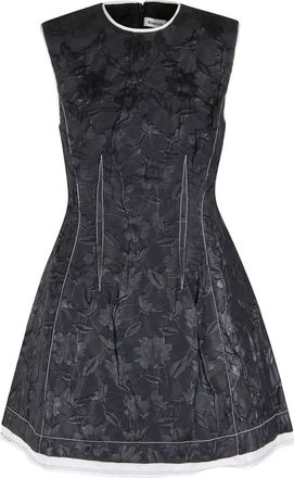 SIMKHAI robe courte Audrina à fleurs - Noir