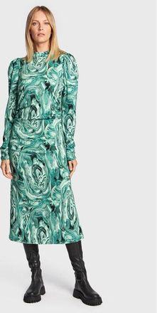 Gestuz Coctailkleid Ravagz 10906551 Gr&uuml;n Slim Fit
