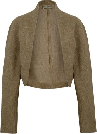 Cortana Femme, Vestes, Vert, Taille: 40 FR Veste Courte Jacquard