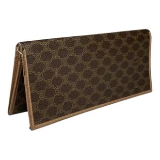 Celine Portefeuille Vintage Pre-owned - Femme - Pre-owned - Brun - Taille: ONE Size