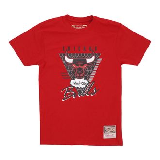 Mitchell & Ness NBA Final Seconds Tee Hardwood Classics Chibul - - Sport - Herren - Rot - L