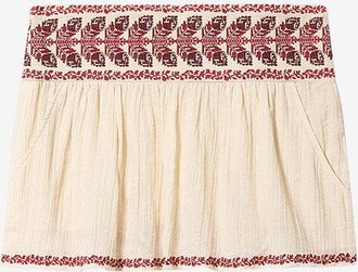 Isabel Marant Jupe Picadilia - Femme - Beige-red - Taille 34 - Marant &Eacute;toile