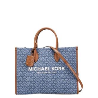 Michael Kors Pre-owned Canvas Schultertasche - - Pre-owned - Damen - Blau - ONE SIZE