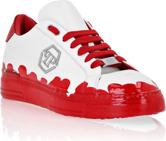 Philipp Plein Nappa Leather Low Top Sneakers Carson Paint