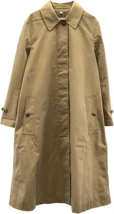 Burberry manteau en coton à col convertible - Tons neutres