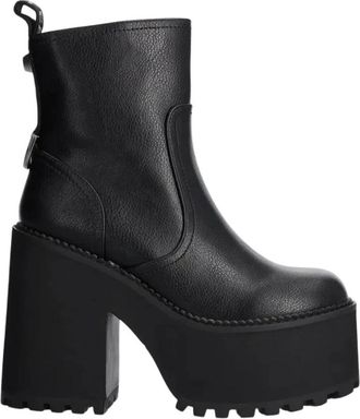 Buffalo Bottines Killah Zip Mid - Femme - Chaussures - Noir - Taille: 40 EU