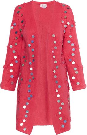 Izia Strickjacke Damen Rosa