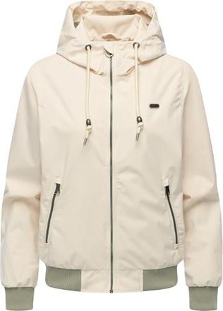 Ragwear Nuggeta Summer YOUMODO Veste de transition l&eacute;g&egrave;re et respirante &agrave; capuche pour femme Tailles XS &agrave; 6XL, ecru, 5XL