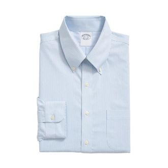 Brooks Brothers Gestreiftes Oxford-Hemd - - Shirts - Herren - Blau - 3XL