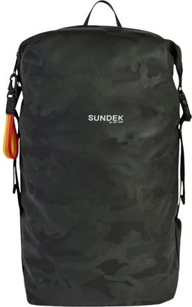 Sundek Homme, Sacs, Vert, Taille: ONE Size Camouflage Backpack