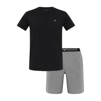 Emporio Armani Herren, Nachtw&auml;sche & Lounge, Schwarzk, SGr&ouml;&szlig;e