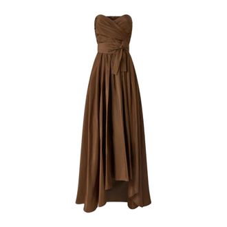Pinko Taftkleid f&uuml;r besondere Anl&auml;sse mit herzf&ouml;rmigem Ausschnitt - - Dresses - Damen - Braun - XS