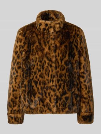 Guess Jacke aus Kunstfell mit Eingrifftaschen Modell LUNA