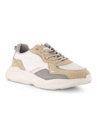 HUGO BOSS Herren Sneaker beige Glattleder