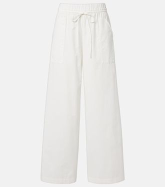 Vince Weite Hose aus Baumwollpopeline