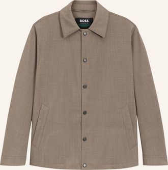 HUGO BOSS Casual Jacke H-Carlston_Am Regular Fit beige