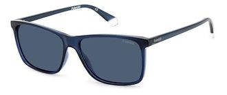 Polaroid Pld 4137/s PJP/C3 BLUE Sunglasses Men Polycarbonate, Standard, 58