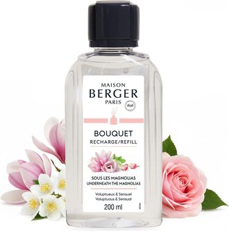 Maison Berger Nachf&uuml;llpack Bouquet Sous Les Magnolias - f&uuml;r Duftspender zu Hause - Duft mit langanhaltender, weicher und kontinuierlicher Verbreitung - 200 ml