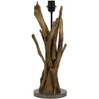 Light & Living Light & Living - lampe de table - Bluma - marron - bois